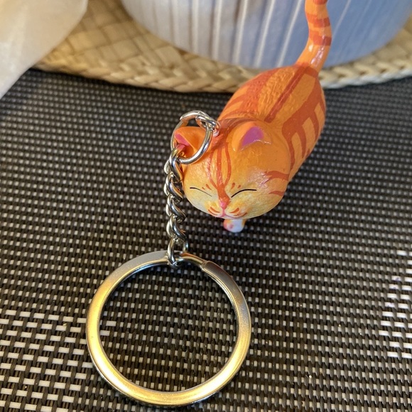 Accessories | New Orange Tabby Cat Keychain | Poshmark